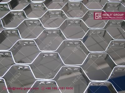 China 15mm depth X 16gauge AISI304 Stainless Steel Hex mesh 36"X120" | China Hexmesh Exporter for sale