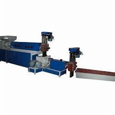 China conical twin screw Hot Cut PVC Pelletizing Machine Extruder hard granules for sale