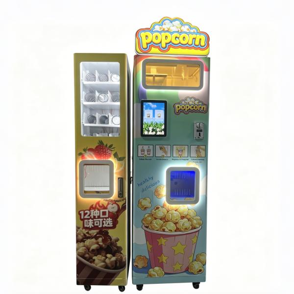 Quality Cheese cream Various flavors Popcorn vending machine factory price CE approved for sale