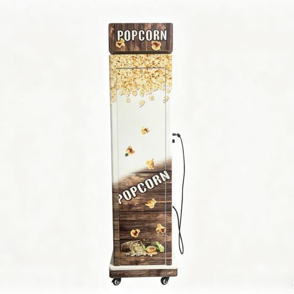 Quality AC Powered Unmanned Street Vendor Popcorn Machine Fully Automatically for sale