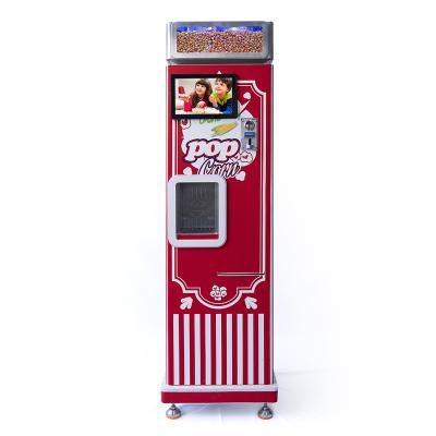 China Popcorn Vending Machine With 2200W Power And 200 Cups Capacity For Commercial for sale