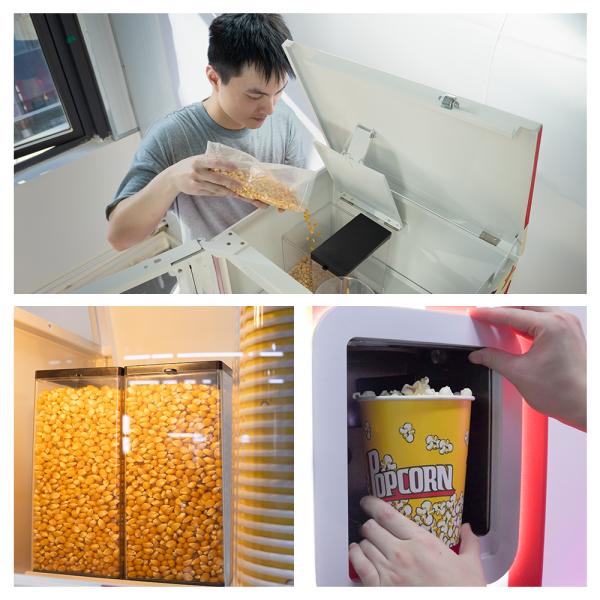 Quality Cheese Flavored Popcorn Vending Machine Multiple Flavor Options CE Certified for sale