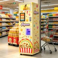 China Self-Serve Popcorn Popper Supporting Credit Card Payment Function for sale