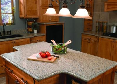China White Kitchen Natural Granite Countertops Worktops 45 Degree Cutting for sale