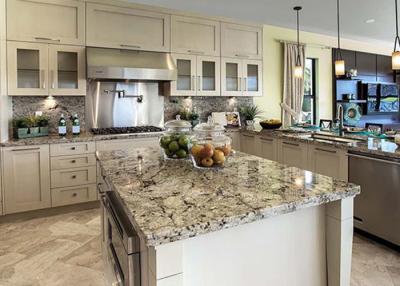 China Modern Prefab Home Natural Stone Kitchen Countertops Flat Eased Edge 36 X 19 Bathroom Vanity Top for sale