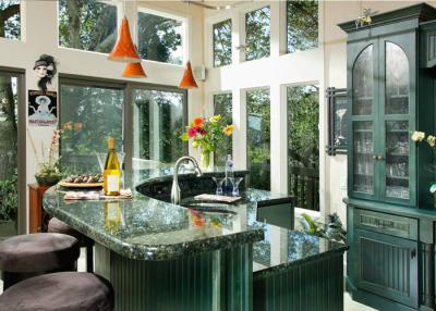 China Italian Carrara Natural Granite Bar Countertops / Stone Kitchen Worktops for sale