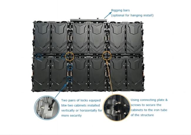 High Brightness HD P2 P2.5mm Outdoor LED Display Fine Pitch LED Cabinet 5