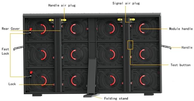 New Design Stadium LED Screen Lightweight Aluminum LED Display Perimeter Banner 1