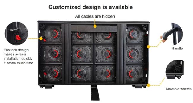 New Design Stadium LED Screen Lightweight Aluminum LED Display Perimeter Banner 7
