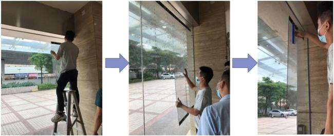 Film Transparent LED Display Screen Glass LED Screen Glass LED Mesh 5
