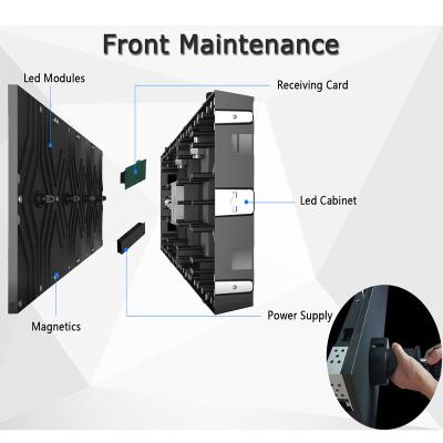 China HD Indoor Fixed LED Display Screen 1.9  P2.9 P3.9 P4.8 SMD LED Video Wall High RefreshRate 3840HZ Small Pixel Pitch Led for sale