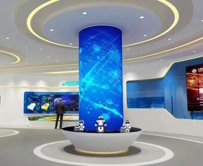 China Cylinder Led Screen Panel Indoor LED Flexible Soft Module LED Video Ball Screen for sale