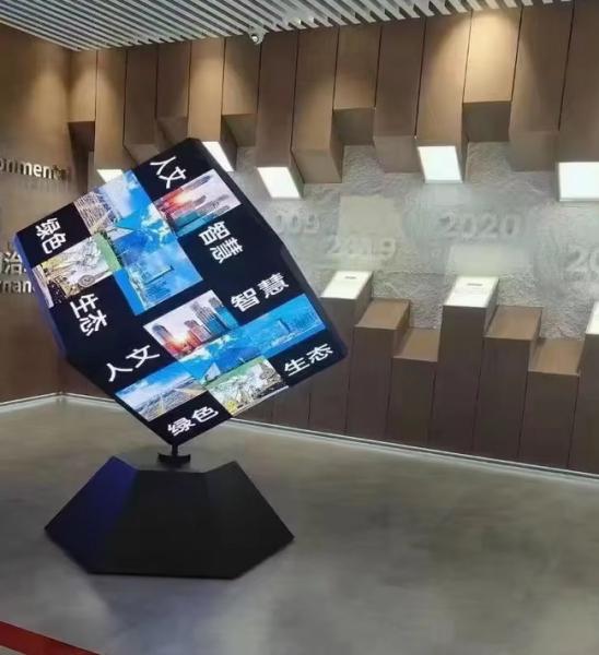 야외 방수 특수 모양 화면 상점 표지 큐브 광고 화면 LED LED 큐브 디스플레이 상점
