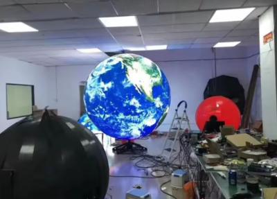 China Creative circular cube cylinder curved Rgb flexible LED screen indoor P2 P3 P4 round spherical led display for sale