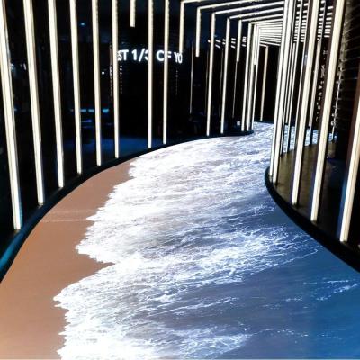 China Full Color SMD P3.91 P4 Led Display Screen P4.81 Interactive Dance Floor Advertising Panel Tile for sale