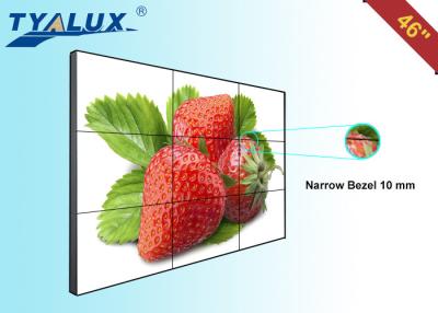 China 10 mm Bezel Width 46 Inch High Definition LCD Video Wall with 4K Supported for sale