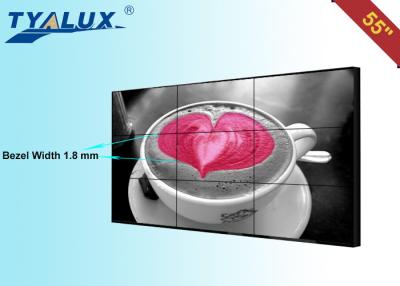 China 55 Inch Full HD LCD Video Panel Wall TV With Super Thin Bezel 1.8 mm for sale