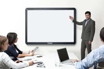 China Electronic Multi Touch Screen Interactive Whiteboard Contrast 4000 / 1 and 50000 hours life time for sale