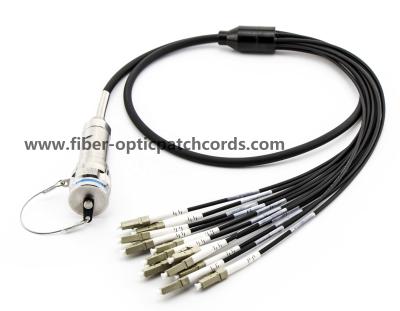 Cina La stazione base J599 di FTTA alla fibra di LC 12/24 svuota il cavo di toppa a fibra ottica militare in vendita