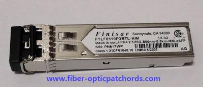 China 1000base-SX en de finisar SFP Optische Zendontvanger 850nm 500m van 2G Fibre Channel 2.125G Industriële Tempera ftlf8519p3btl-HW Te koop