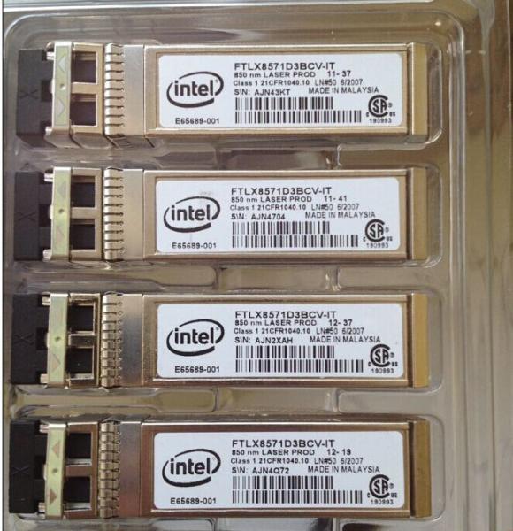Distanza ottica del ricetrasmettitore 10G 850nm 300M di Intel FTLX8571D3BCV-IT SFP