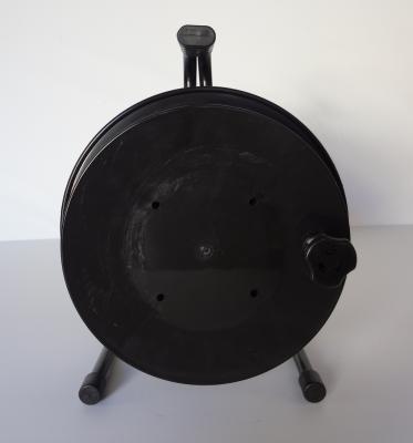Cina Colore tenuto in mano di plastica portatile del nero della bobina di stoccaggio del cavo della bobina di cavo a fibre ottiche in vendita