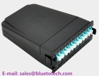 China 24 Core MPO/MTP Cassette Multi mode OM3 ,12/24core MPO/MTP Fiber Panel Cassette for sale