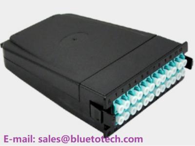 China 24 Core MPO/MTP Cassette Multi mode OM3 ,12/24core MPO/MTP Fiber Panel Cassette for sale