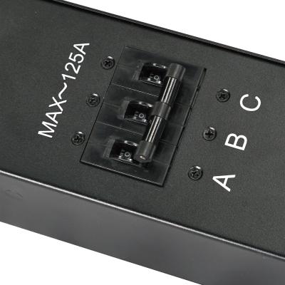 China High Power 125A Fiber Optic Accessories C13 C19 PDU Power Distribution Unit for sale