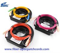 China OTDR Launch Cable Mini Box E2000-LC OM4 Multi Mode Test Cable Optical Fiber Dummy Fiber for sale
