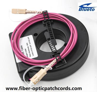 Cina Contenitore millimetro fittizio di fibra ottica di multi di modo OTDR di 1KM OM4 SC-SC mini cavo del lancio in vendita