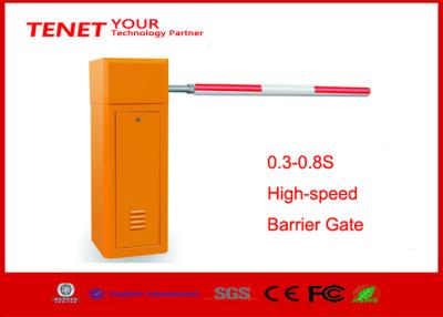 Cina barriera dell'asta di traffico di velocità di 0.3-0.8S 2M, barriere automatiche AC110V AC220V 50/60HZ di parcheggio in vendita