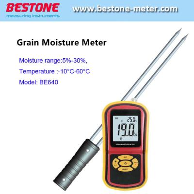 China Grain Moisture Meter, 5%~ 30% Grain Moisture Meter / Rice Moisture Meter (BE640) for sale
