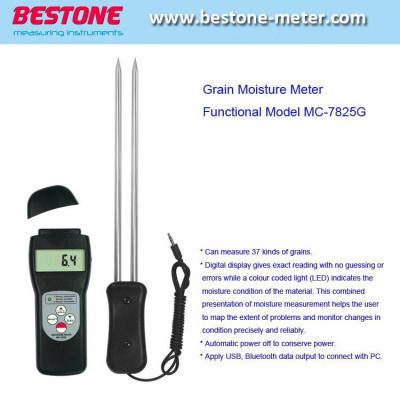China Digital Multi-Grain Moisture Meter Tester Rice Wheat Corn 7 - 30% Range Measures 37 Kinds of Grains for sale