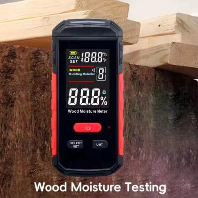 China WT635 Digital Moisture Meter with 10 Gears for Wood and Construction Material Measurement Including 8 Wood Gears and 2 Building Material Gears for sale