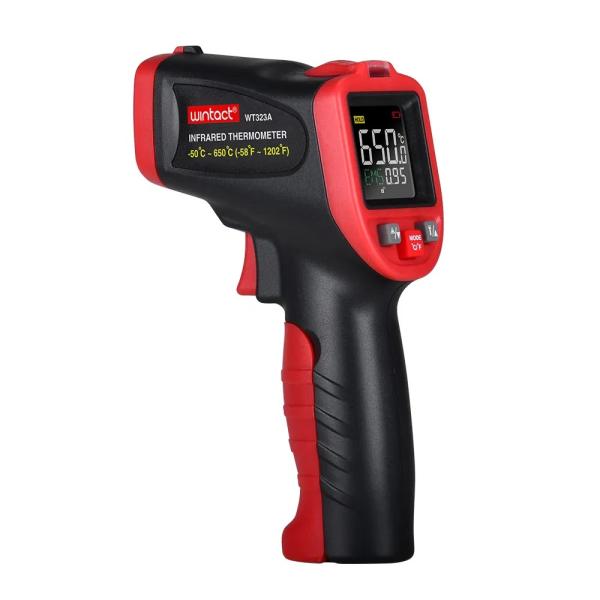 Quality Circular Laser Sight Digital Infrared Thermometer WT323 Series with HD Backlight Color Display for sale