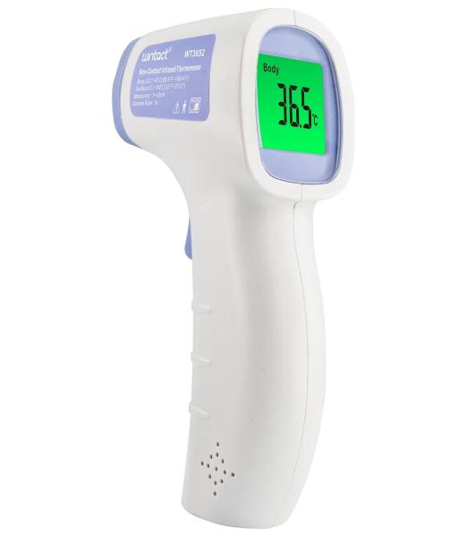 Quality WT3652 Non Contact Infrared Forehead Thermometer with 3 Color Backlight Fever Reminder for sale