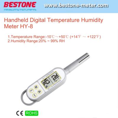 China New Portable Indoor Thermometer Handheld Digital Temperature Humidity Meter Hy-8 for sale