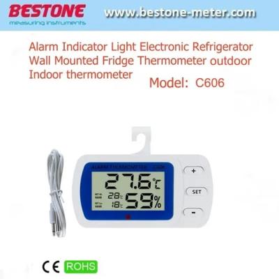 China Humidity Display Alarm LCD Household Digital Outdoor Refrigerator Thermometer for sale