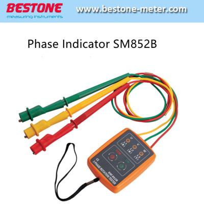 China Phase Indicator 3 Phase Rotation Tester Sm852b 20Hz~400Hz for sale