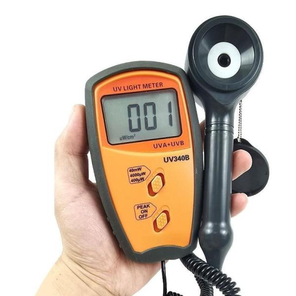 Quality UV340B UV Radiation Meter UV Light Meter and Radiometer with 290 Nm – 390 Nm Spectrum, 0-40 mW/cm2 Range, and Exclusive UV Sensor Structure for sale
