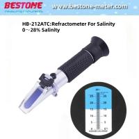 China Customized Handheld Salinity Refractometer HB-211ATC/HB-212ATC for sale