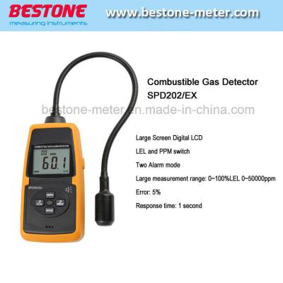China Combustible Gas Detector Gas Meter, Gas Leak Detector SPD202/Ex for sale