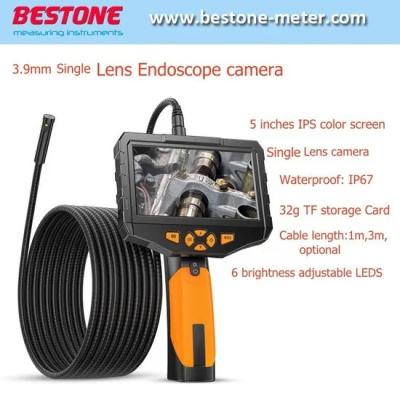 China 5.5mm Dual Lens 1080P HD Industrial Borescope with 5 Inch IPS Monitor for sale