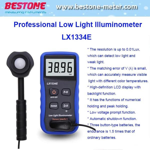 Quality Professional Low Light Illuminance Portable Refractometer Lx1334e for sale