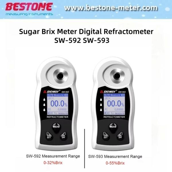 Quality Digital Sugar Brix Meter Portable Refractometer Model Sw-592 593 for sale