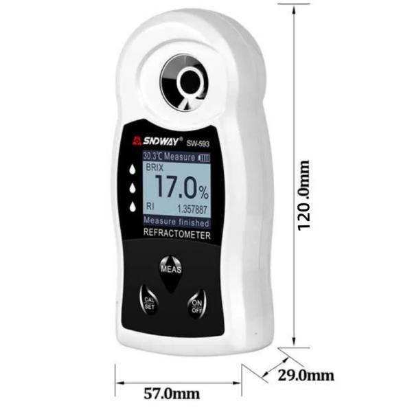 Quality Digital Sugar Brix Meter Portable Refractometer Model Sw-592 593 for sale
