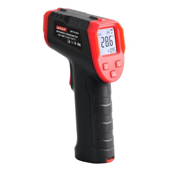 Quality WT318A WT318B Infrared Thermometer -50~590℃ Temp Range 12:1 Distance to Spot Ratio Adjustable Emissivity for sale