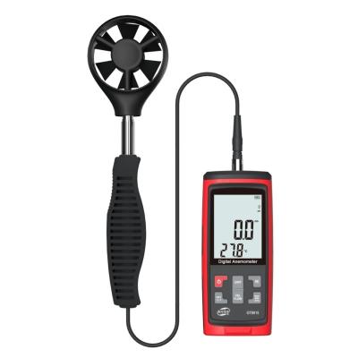 China GT8915 Digital Wind Measurement Anemometer With Retractable Drag Rod Sensor LCD Backlight for sale