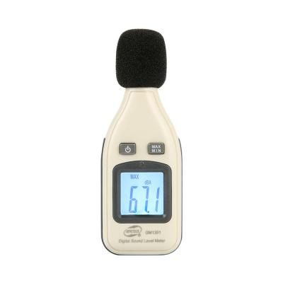 China GM1351 GM1352 Digital Sound Level Meter with 30-130dB Range, LCD Screen, and 0.1dB Resolution for Accurate Noise Testing for sale